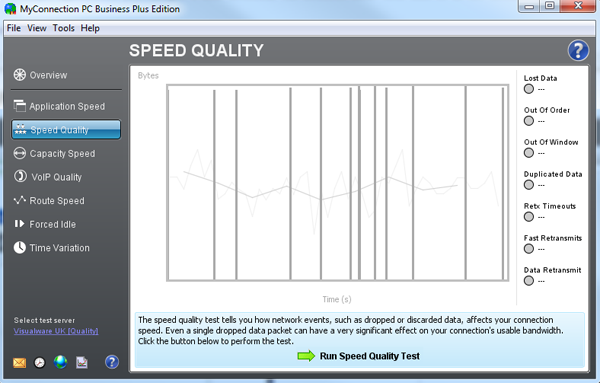 MyConnection PC - Speed Quality